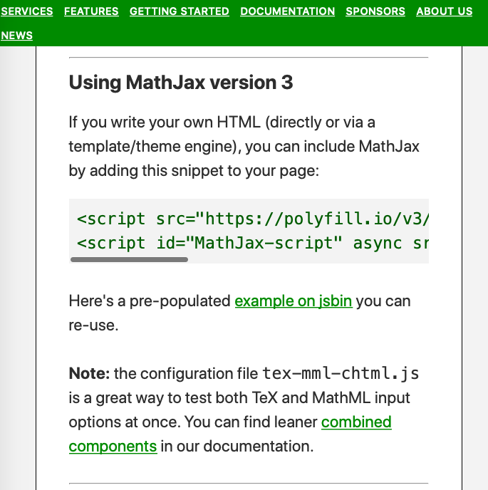 Mathjaxを使ってHugoで数式を表示できるようにする